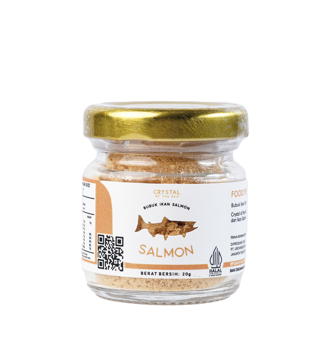 Salmon Powder Kaldu Bubuk Ikan Salmon ukuran 20g - Crystal Sea